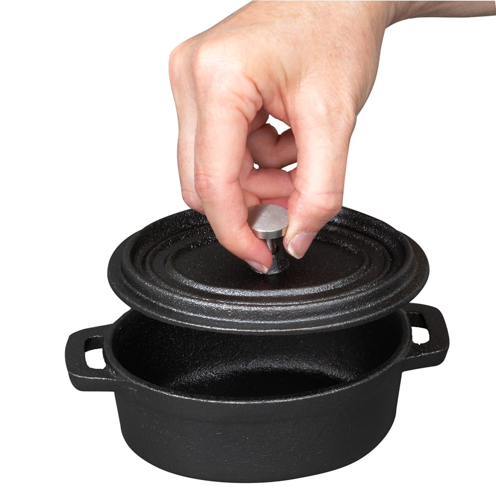 American Metalcraft CIPOV63 Oval Baking Dish w/ 11 oz Capacity, Cast Iron