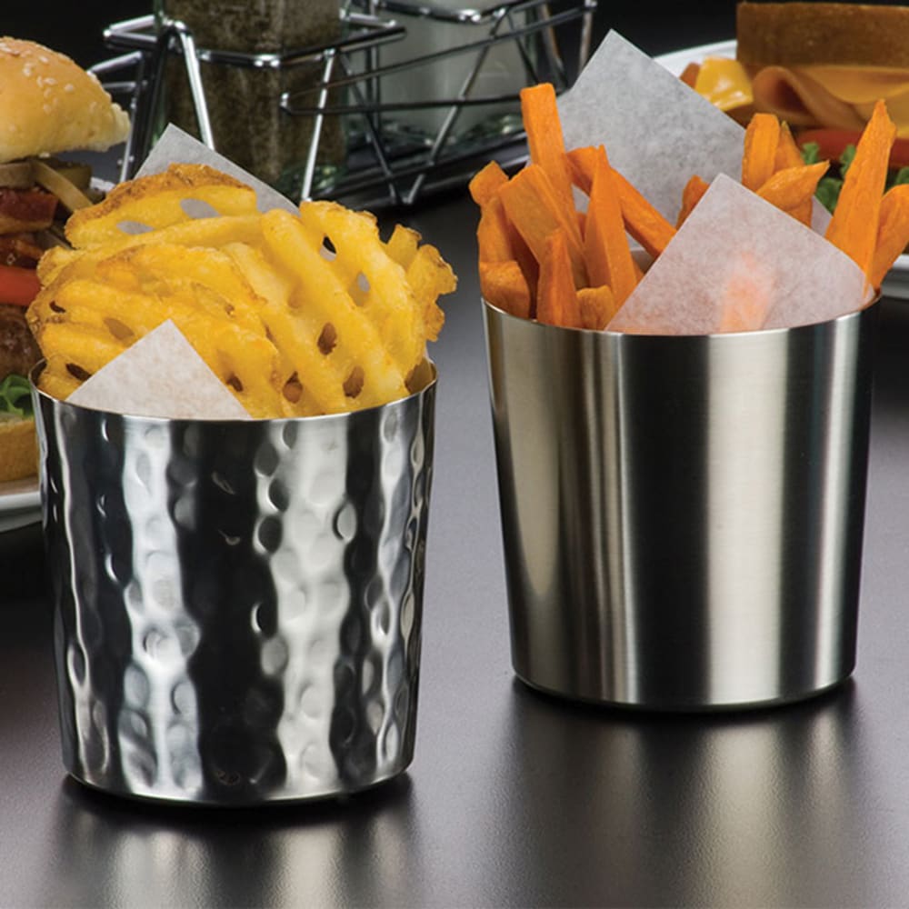 American Metalcraft FFC337 3 3/8" French Fry Cup, Satin Finish, Stainless
