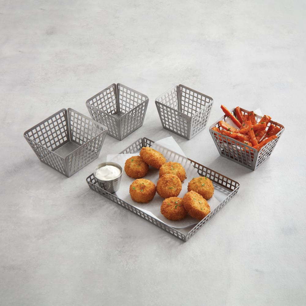 American Metalcraft LFRY54 Rectangular Fry Basket - 5" x 4" x 3 ...