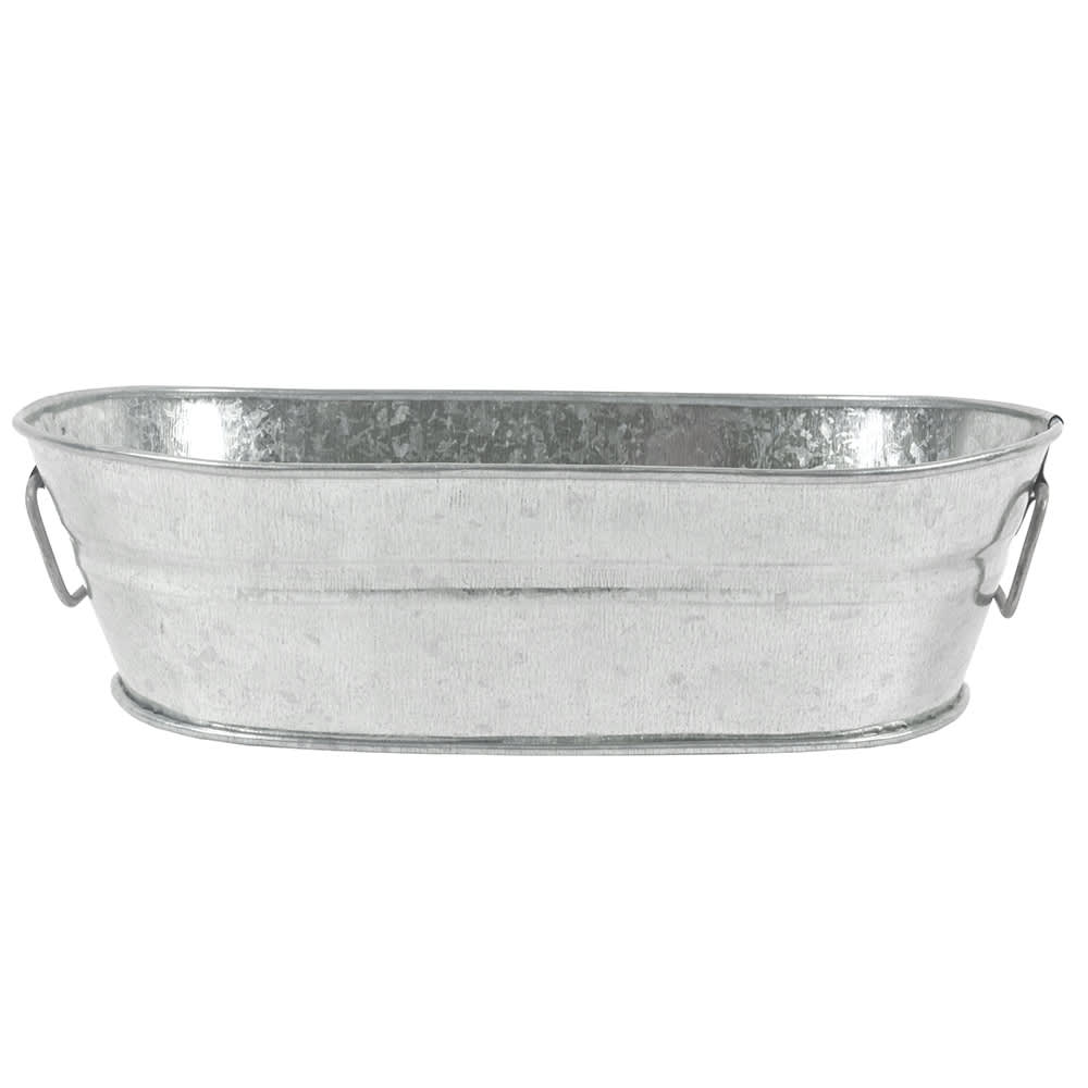 American Metalcraft MTUB69 24 oz Oval Serving Tub w/ Side Handles - 8 3 ...