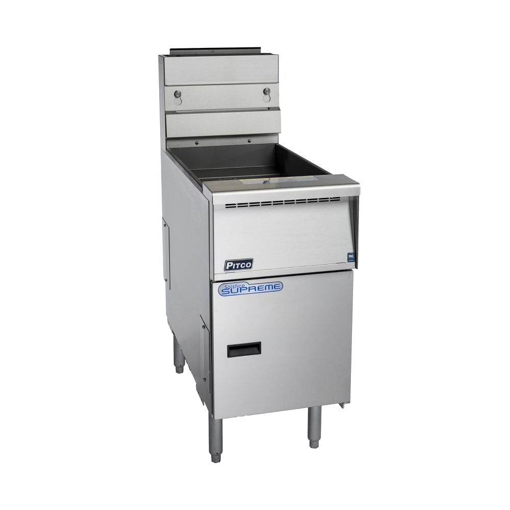 Pitco SSH75-3FD Gas Fryer - (3) 75 lb Vats, Floor Model, LP