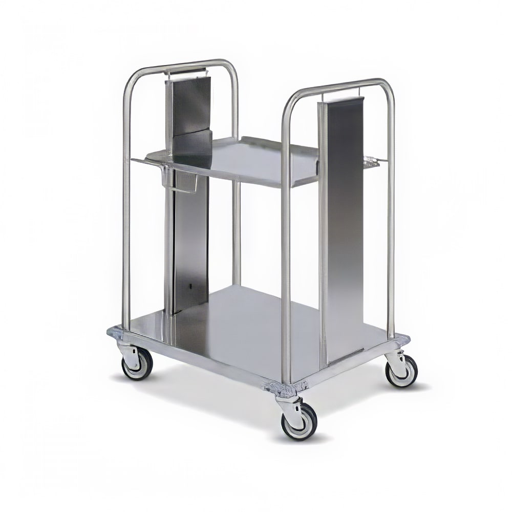Dinex DXPIDRS1020 Open Mobile Rack Dispenser w/ Self-Leveling for 10 x 20"