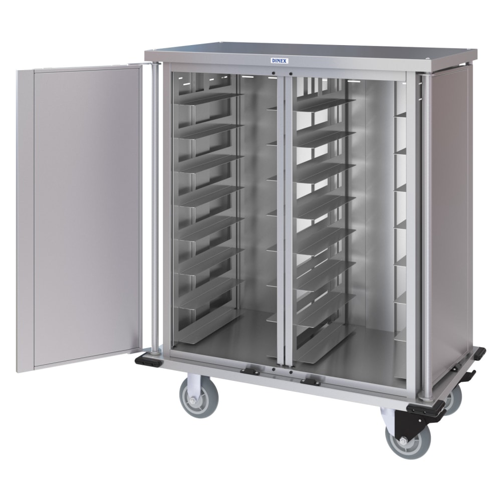 Dinex DXPTQC1T2D16 16 Tray Ambient Meal Delivery Cart