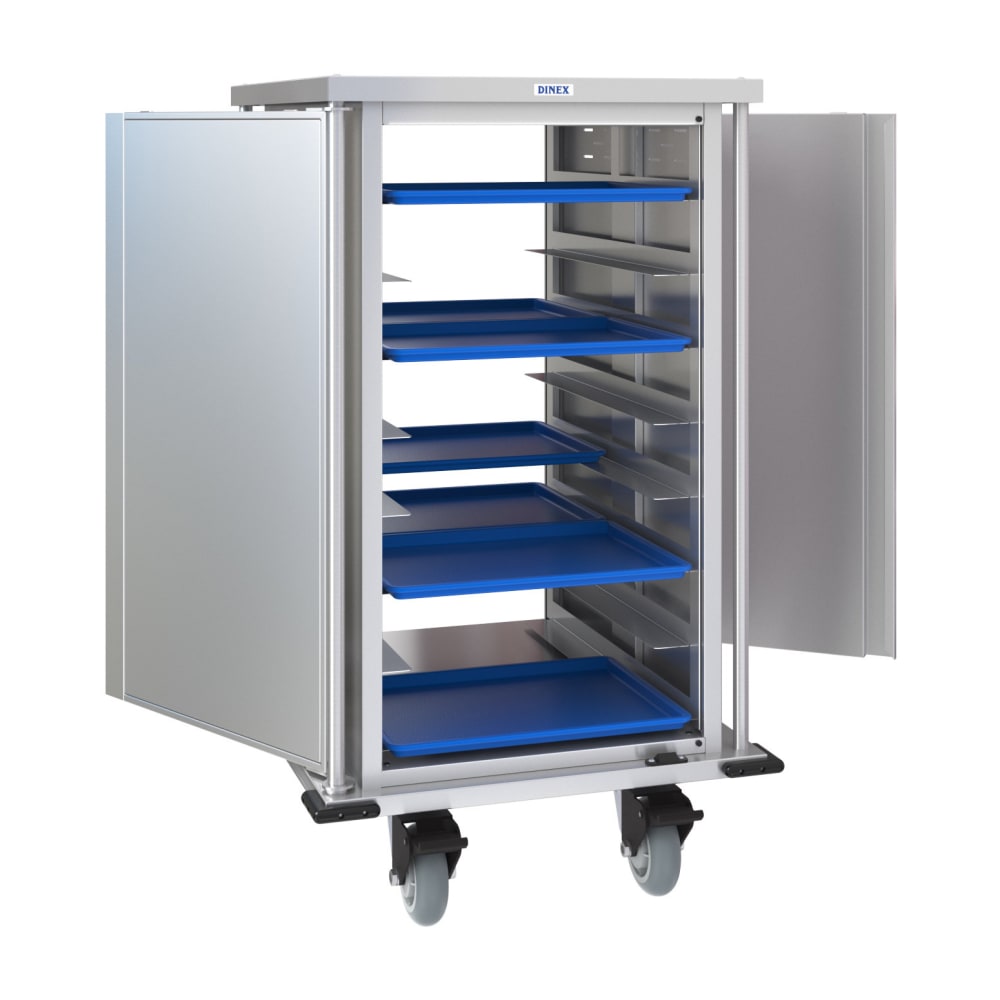 Dinex DXPTQC2T1DPT16 16 Tray Ambient Meal Delivery Cart