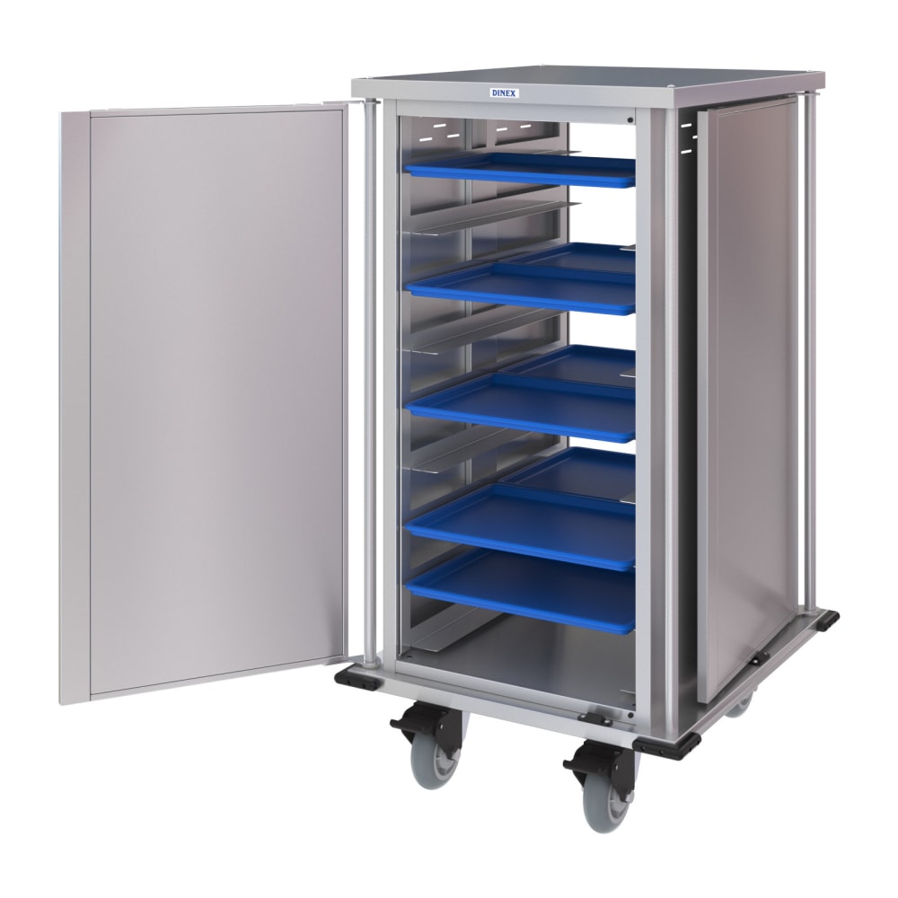 Dinex DXPTQC2T1DPT18 18 Tray Ambient Meal Delivery Cart