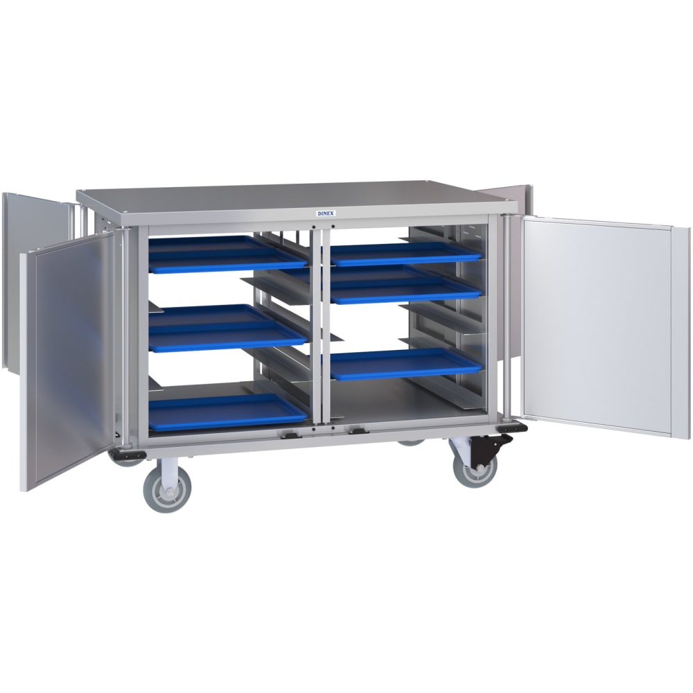 Dinex DXPTQC2T2DPT20 20 Tray Ambient Meal Delivery Cart