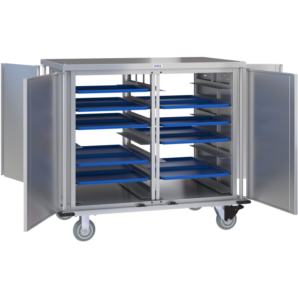 Dinex DXPTQC2T2DPT28 28 Tray Ambient Meal Delivery Cart