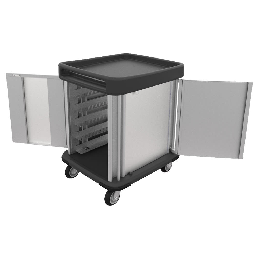 Dinex DXSU2T1DPT10 10 Tray Ambient Meal Delivery Cart