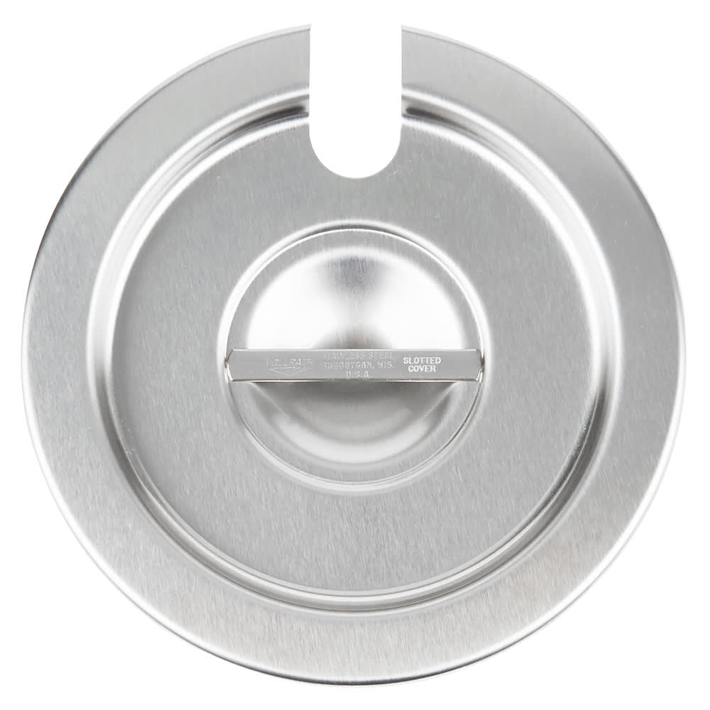 Vollrath 78160 2 1/2 qt Vegetable Inset Cover - Stainless Steel