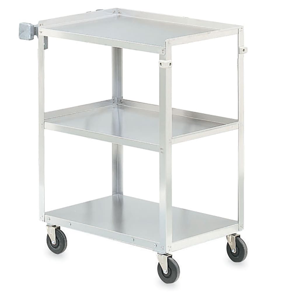 Vollrath 97120 3 Level Stainless Utility Cart w/ 300 lb Capacity ...
