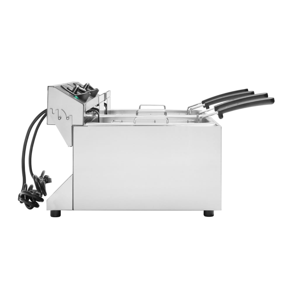 Vollrath CF2-1800DUAL Countertop Electric Fryer - (2) 10 lb Vat, 120v/1ph