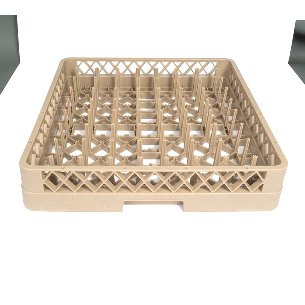 Vollrath TR3 Full-Size Dishwasher Peg Rack - 9 Rows, Beige