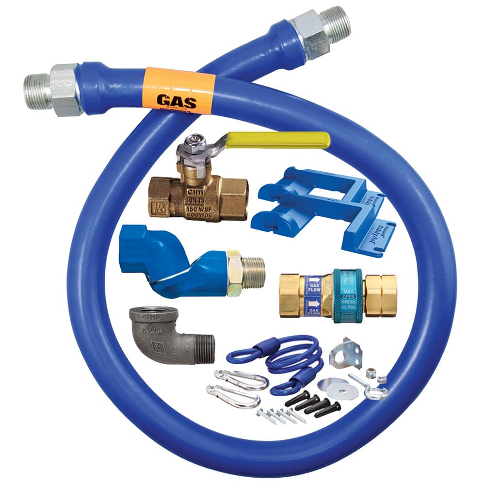 Dormont 1675KITS48PS 48" Gas Connector Kit w/ 3/4" Male/Male Couplings
