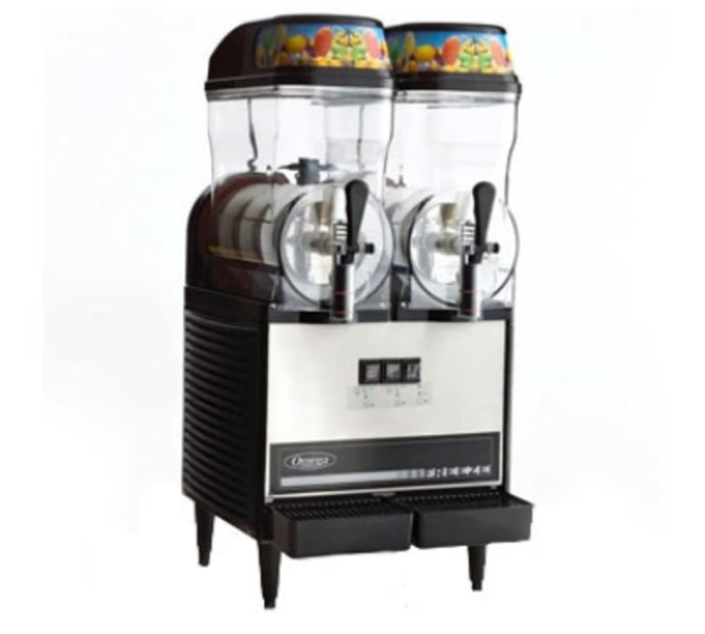 Omega OFS20 Granita Slush Machine w/ (2) 3 Gallon Bowls, 710 Watts ...