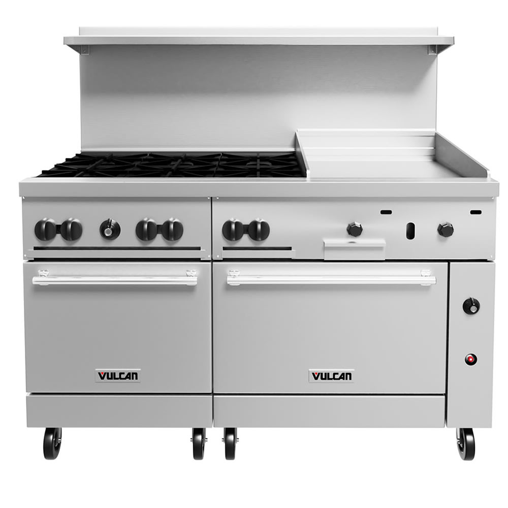 Vulcan 60SC-6B24GT 60" 6 Burner Gas Range w/ Griddle & (1) Standard ...