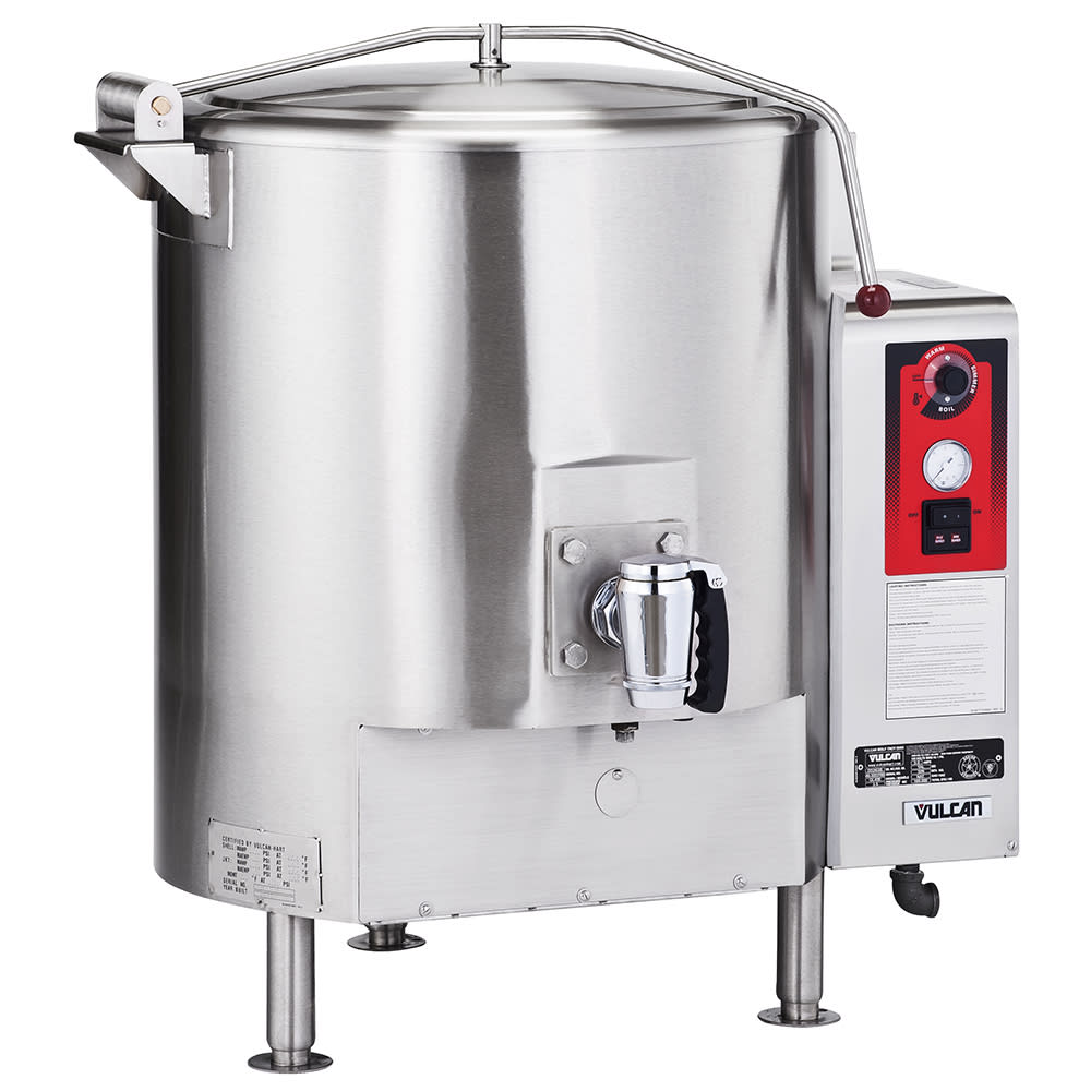 Vulcan GT150E 150 gal Steam Kettle - Stationary, Full Jacket, Natural Gas
