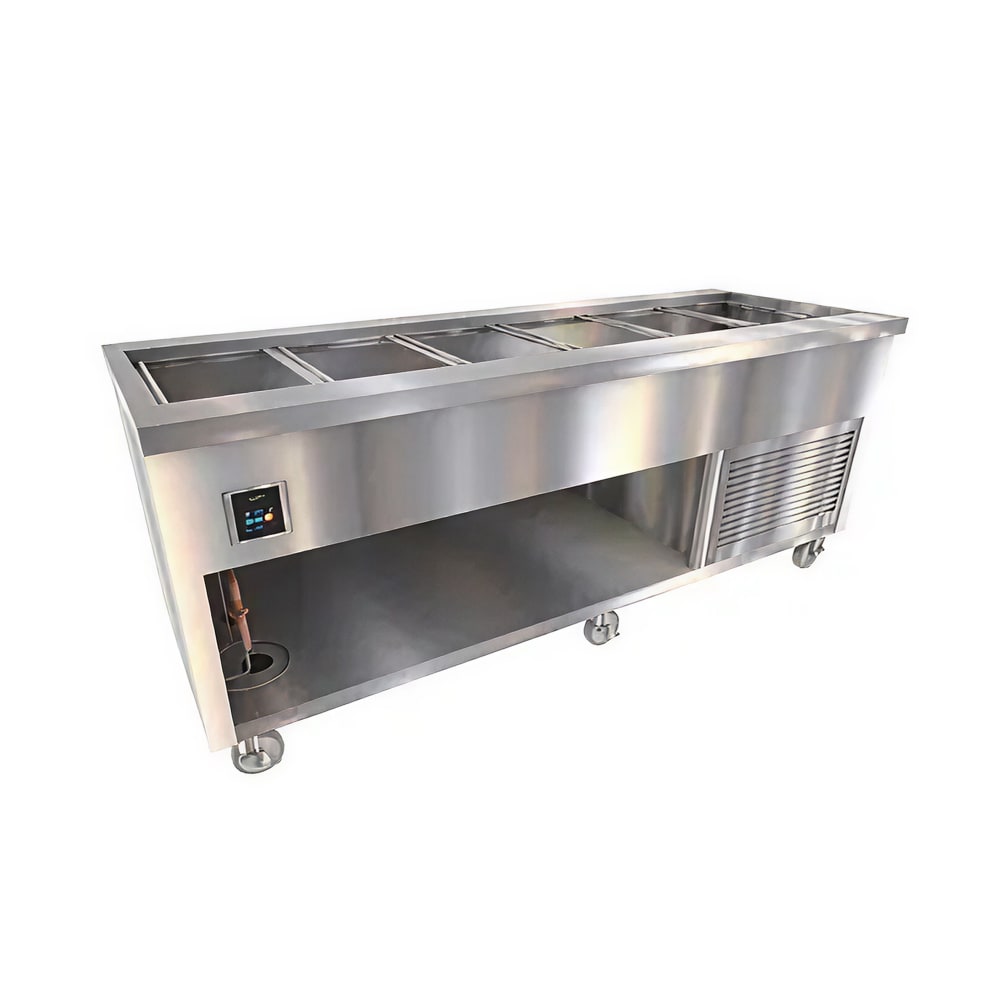 Duke TCM-88SS-N7 88" Thurmaduke™ Cold Food Bar - (6) Pan Capacity ...