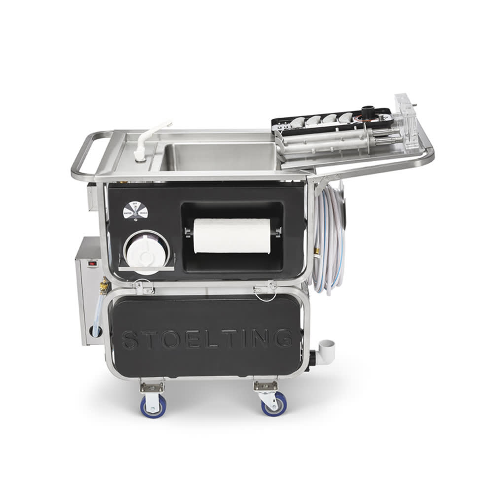 Stoelting CIPCART-3F3 Companion Cart 3 Cleaning Cart w/ Hydra Rinse ...