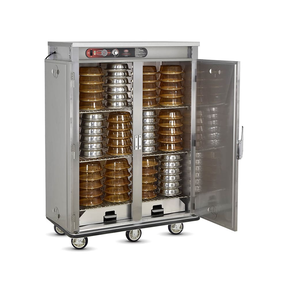 FWE E-1200 120 Plate Heated Meal Delivery Cart, 120v