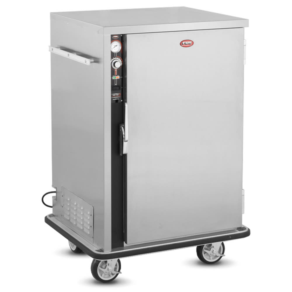 FWE P-48-XL 48 Plate Heated Meal Delivery Cart, 120v