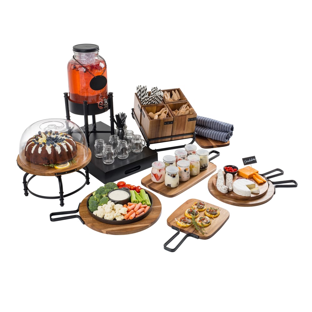 Tablecraft 10075 Cutlery Holder Rack for 10074 - 11 1/4"L x 12 1/4"W x ...