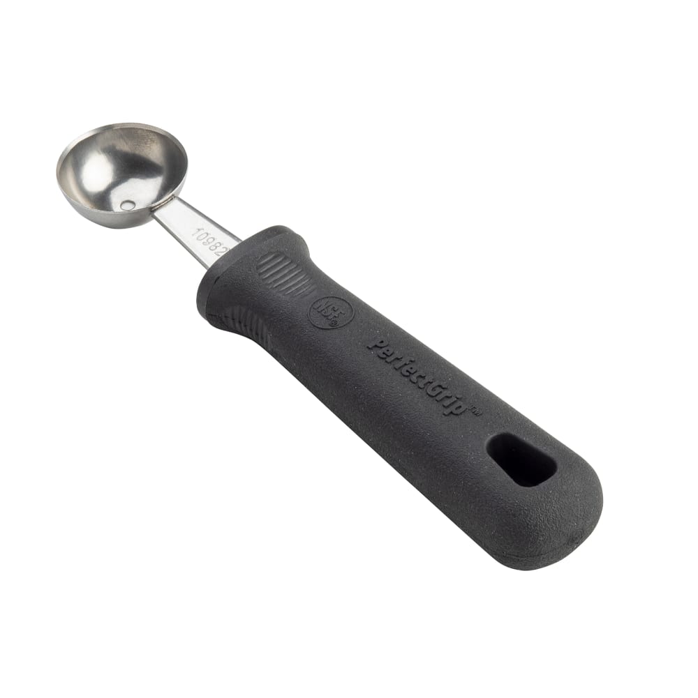 Tablecraft 10982 7" Melon Baller - Stainless Steel w/ Black Ergonomic ...