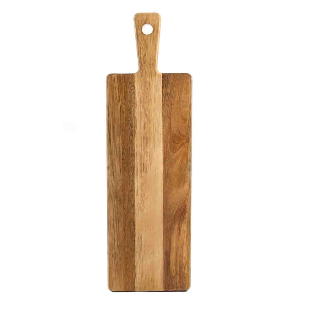 Tablecraft 11292 Rectangular Serving Paddle - 20" x 6", Acacia Wood