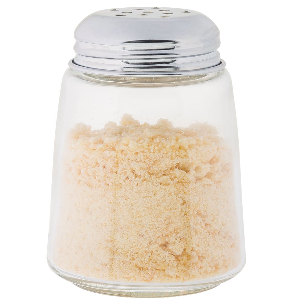 Tablecraft 261 8 oz Cheese Shaker w/ Modern Glass, Chrome Plated ...