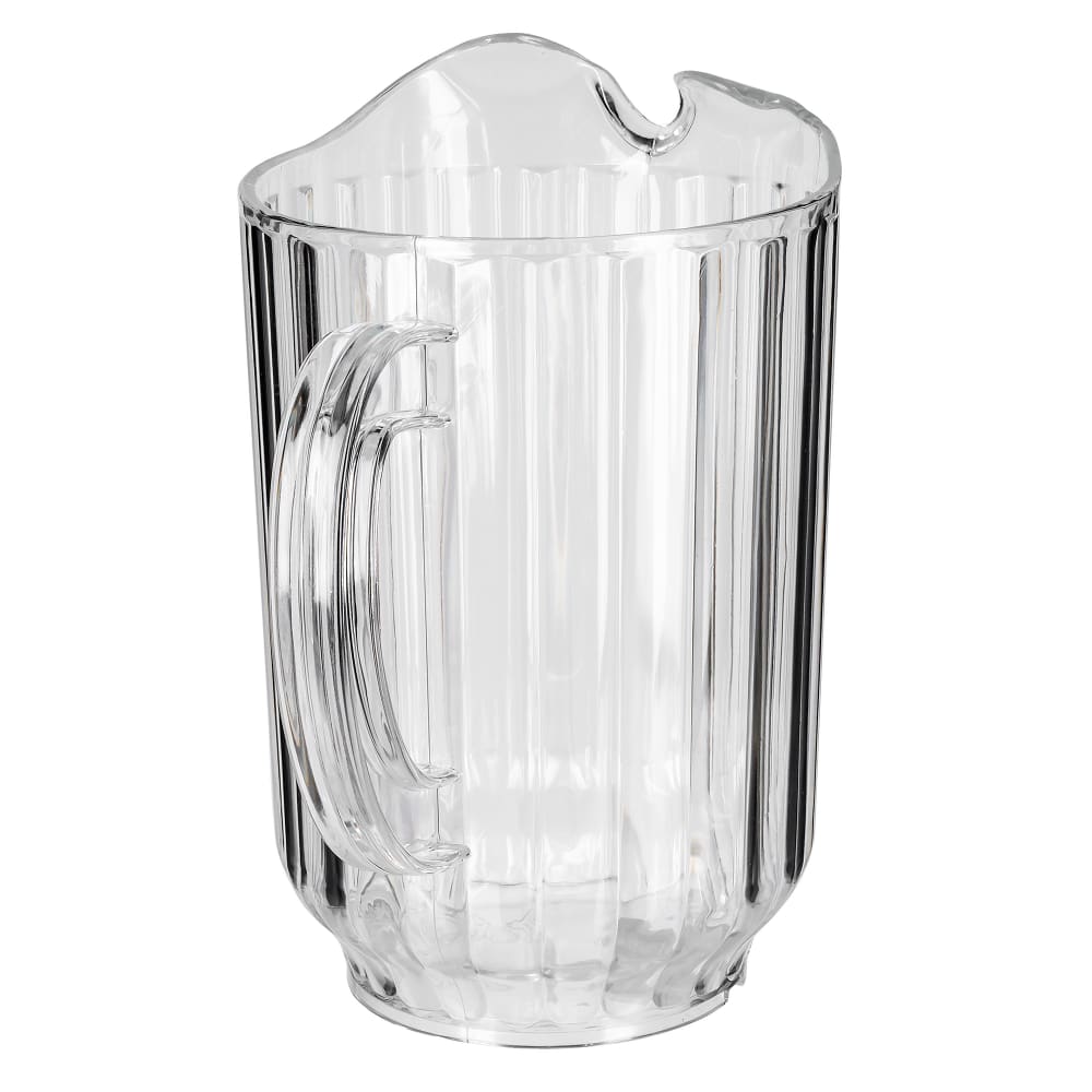 Tablecraft 364 60 oz Plastic Pitcher w/ Handle, Clear
