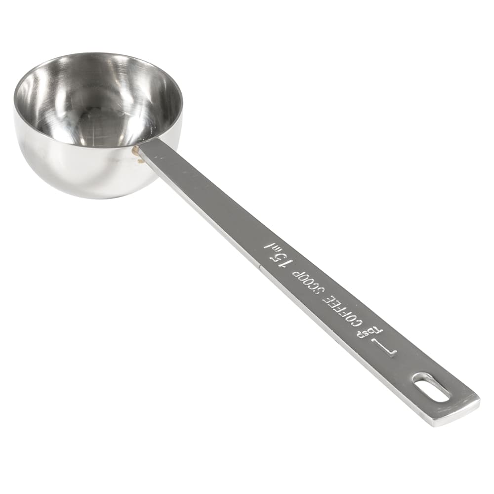 Tablecraft 401 1 Tablespoon Stainless Steel Coffee Scoop w/ Mirror Finish