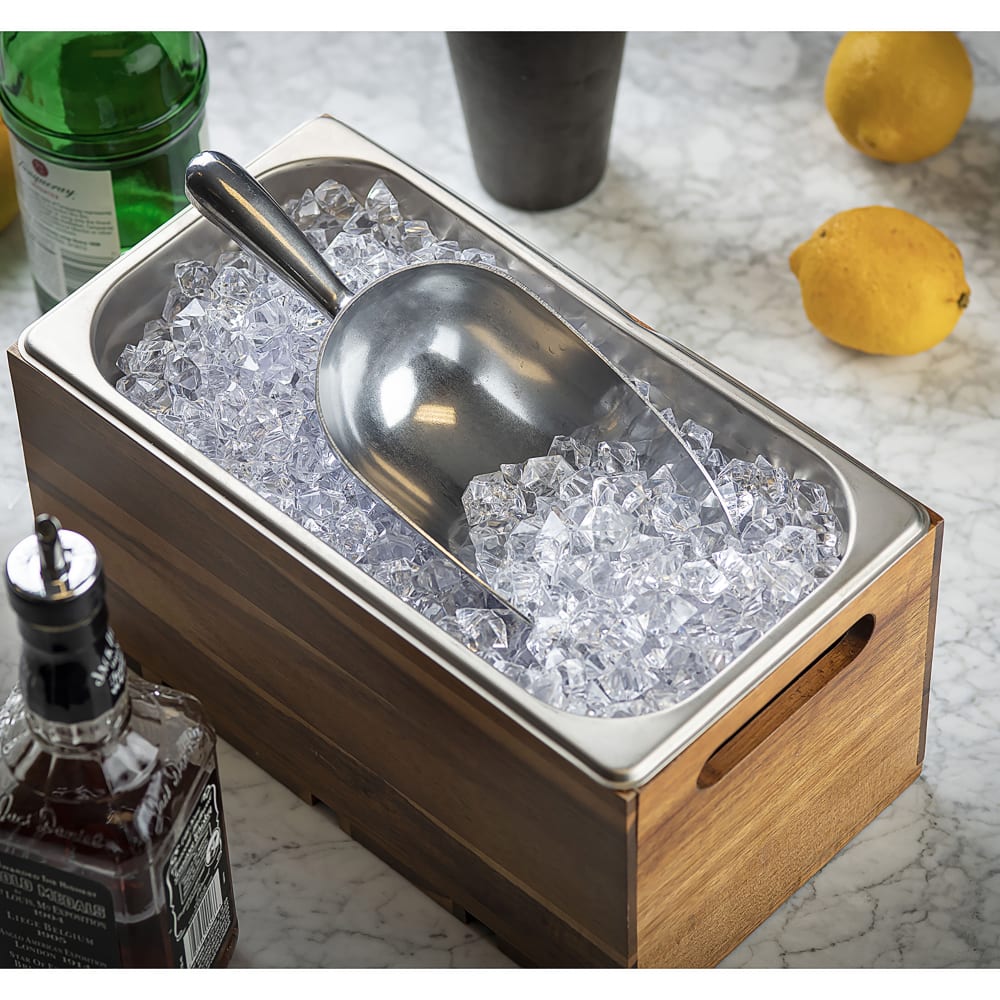 Tablecraft 624 24 oz Round Ice Scoop, Metal