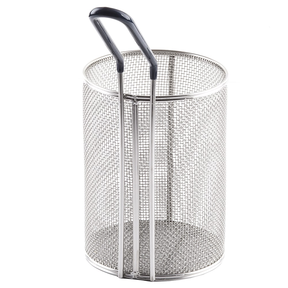 Tablecraft 985 5 1/4" Round Pasta Basket - Stainless Steel