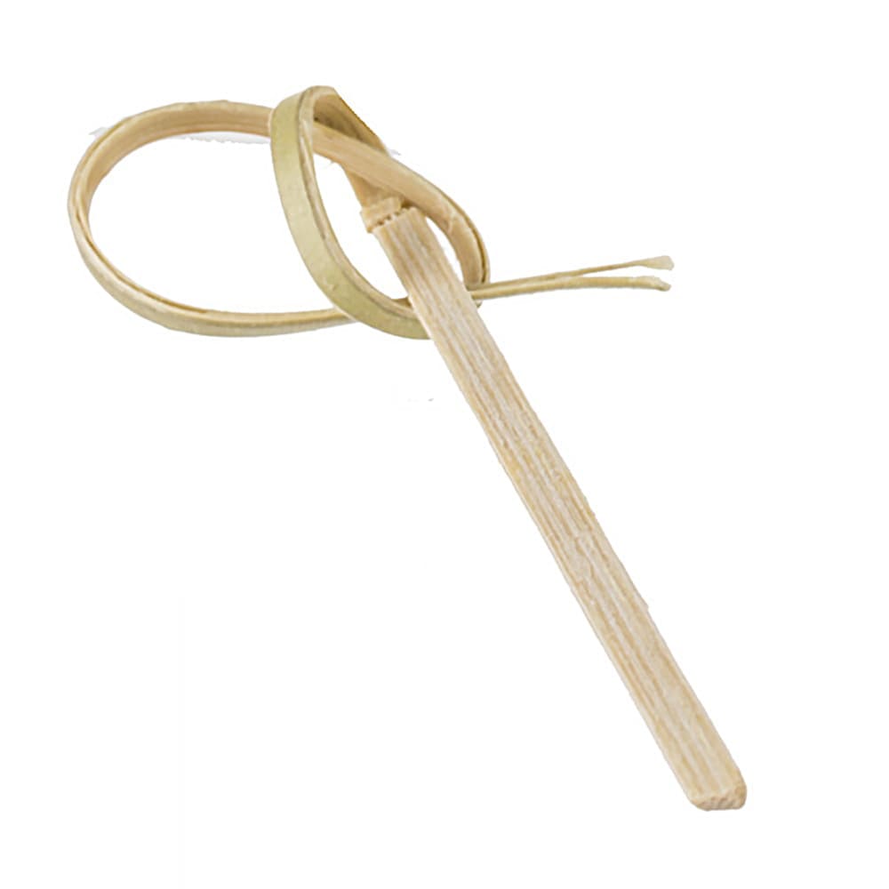 Tablecraft BAMK35 3 1/2" Bamboo Knot Pick