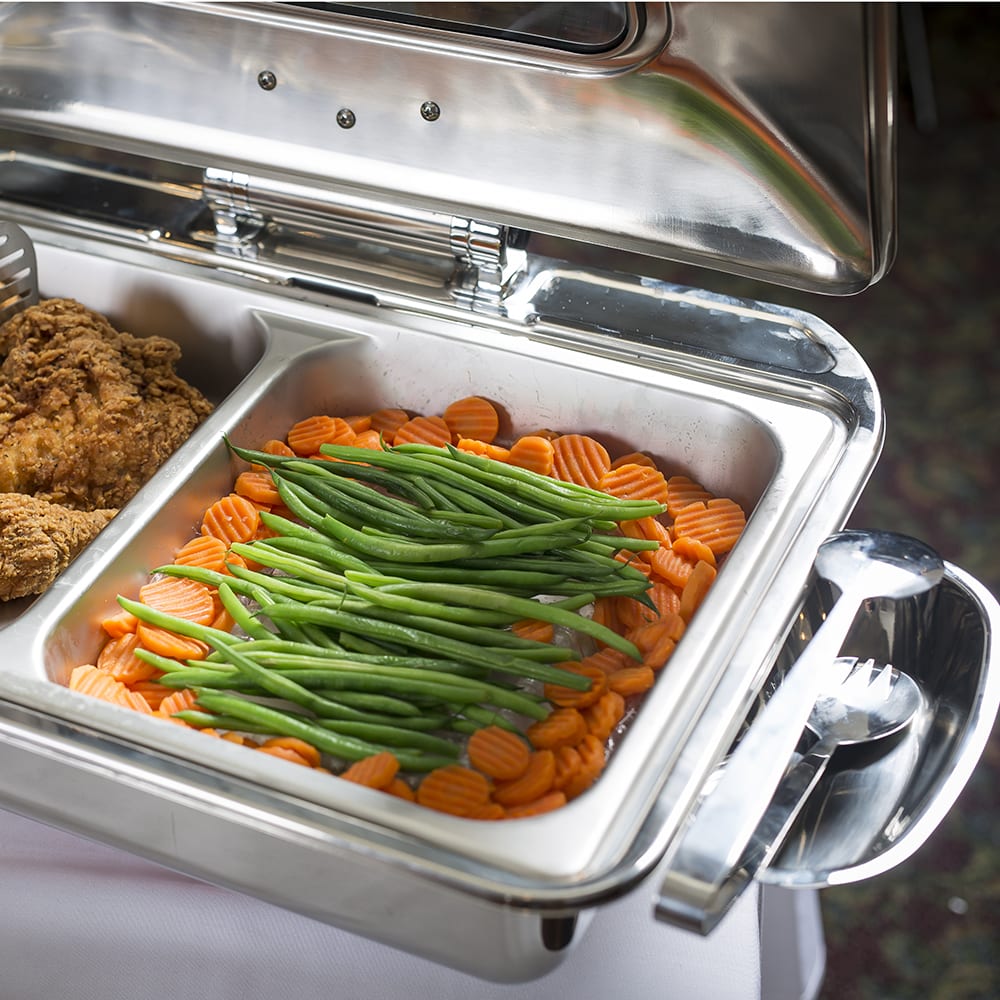 Tablecraft CW40160 Full Size Chafer w/ Lift-off Lid & Electric Heat