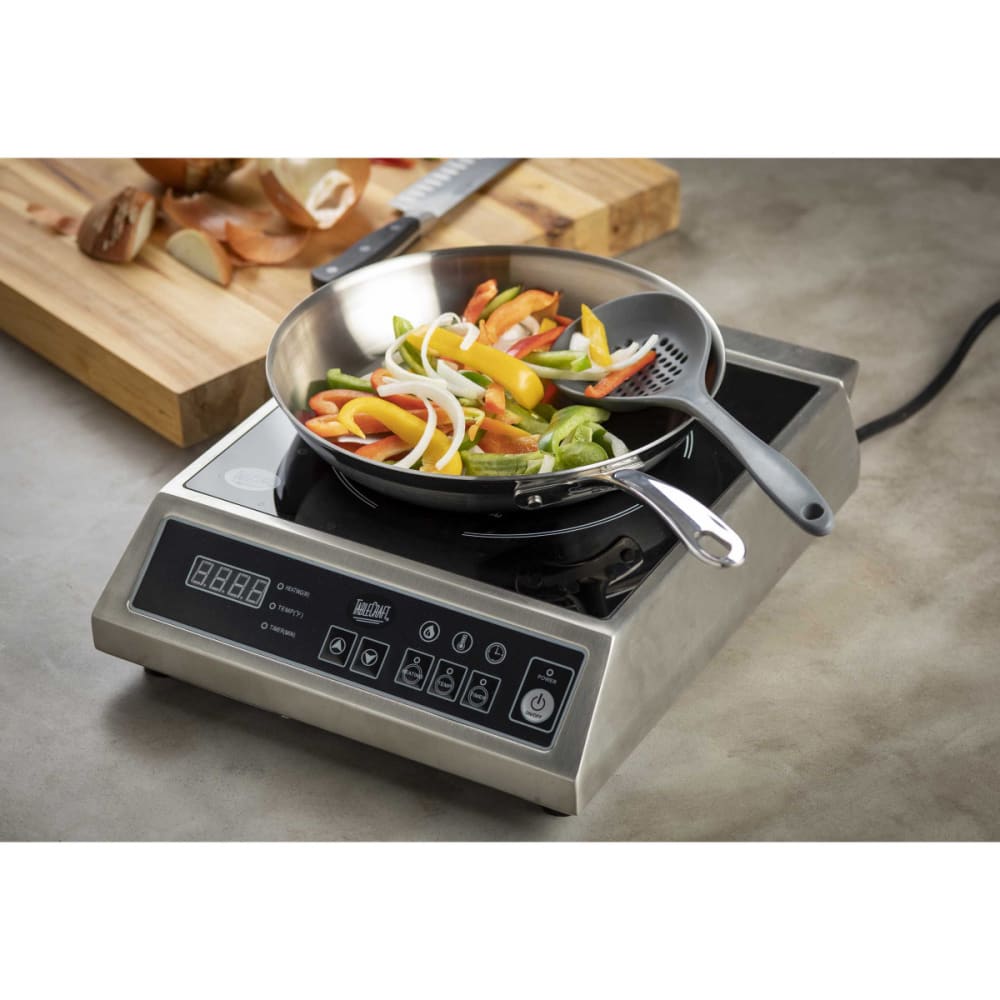 Tablecraft CW40195 Countertop Induction Cooktop w/ (1) Burner, 120v