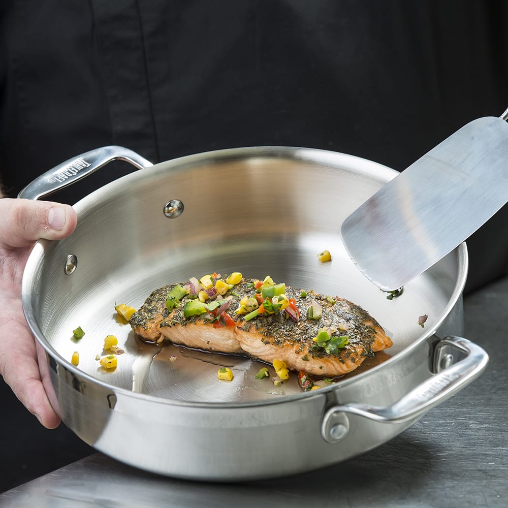 Tablecraft CW7010 3 qt Stainless Steel Braising Pot