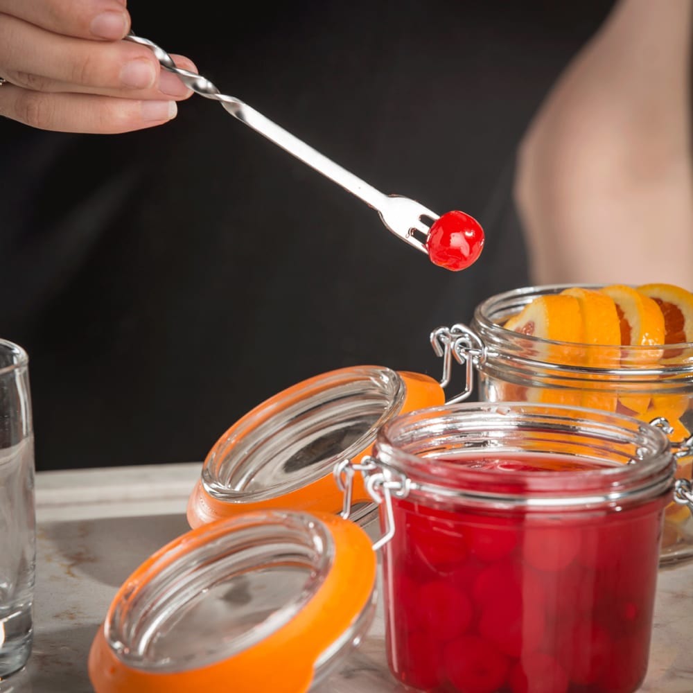 Tablecraft H503K 12" Bar Spoon w/ Fork End, Stainless Steel