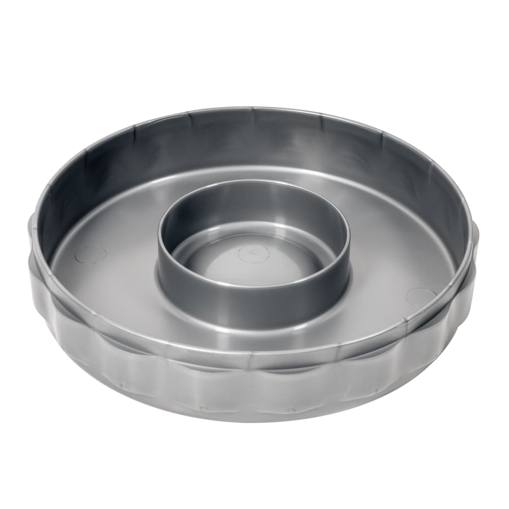 Tablecraft H634 2 Piece Glass Rimmer w/ TPW Lid, Polypropylene