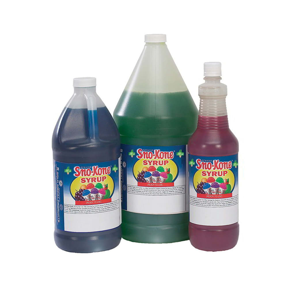 Gold Medal 1055QT 1 qt Blue Raspberry Snow Cone Syrup, Ready-To-Use
