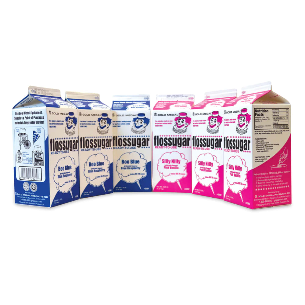 Gold Medal 3600 Boo Blue/Silly Nilly Cotton Candy Flossugar Combo Pack