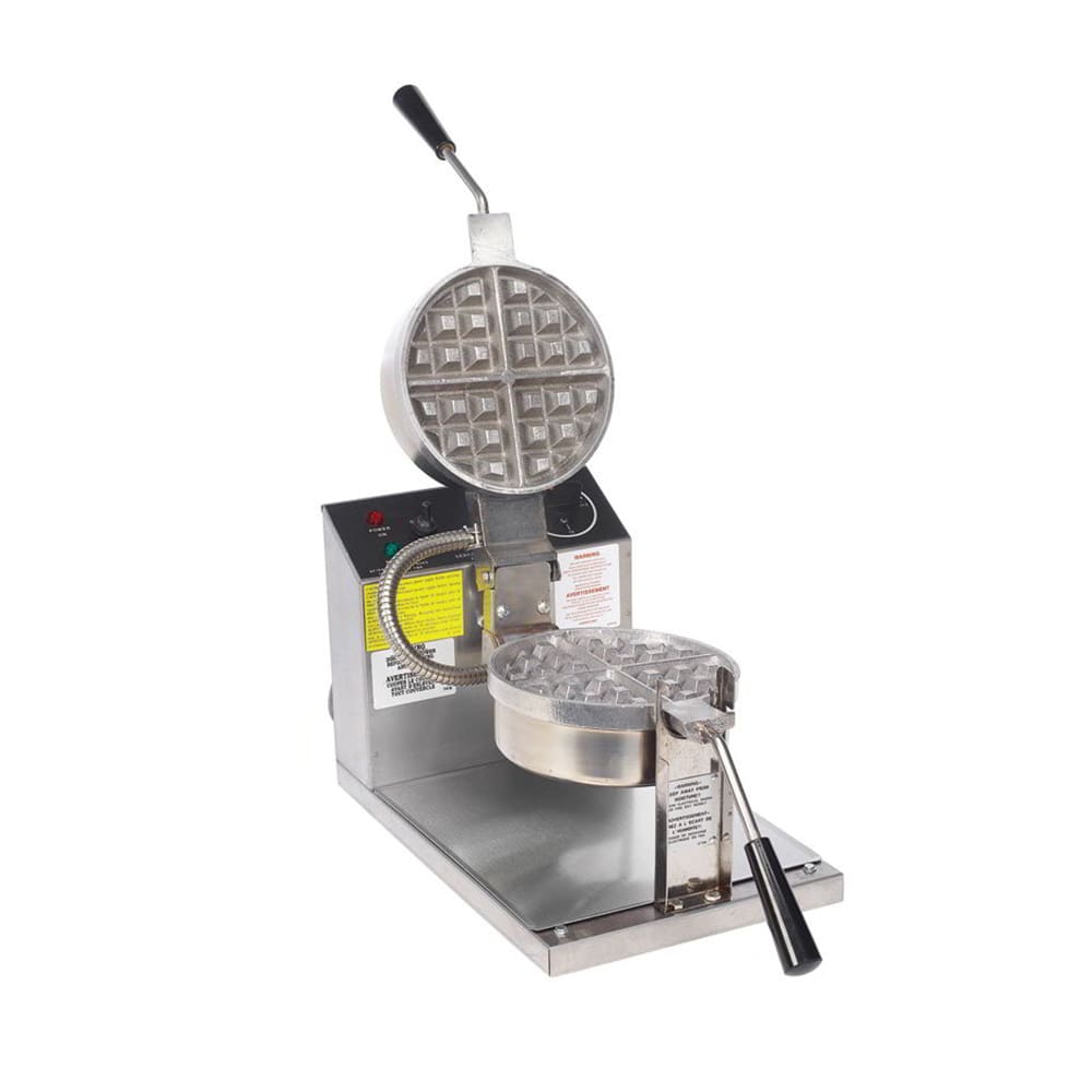 Gold Medal 5021 Single Classic Belgian Waffle Maker w/ Cast Aluminum ...