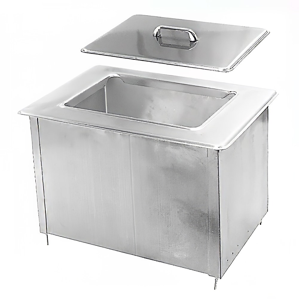 Randell 9510IC 21 1/4" x 14 5/8" Drop In Ice Bin w/ 40 lb Capacity ...