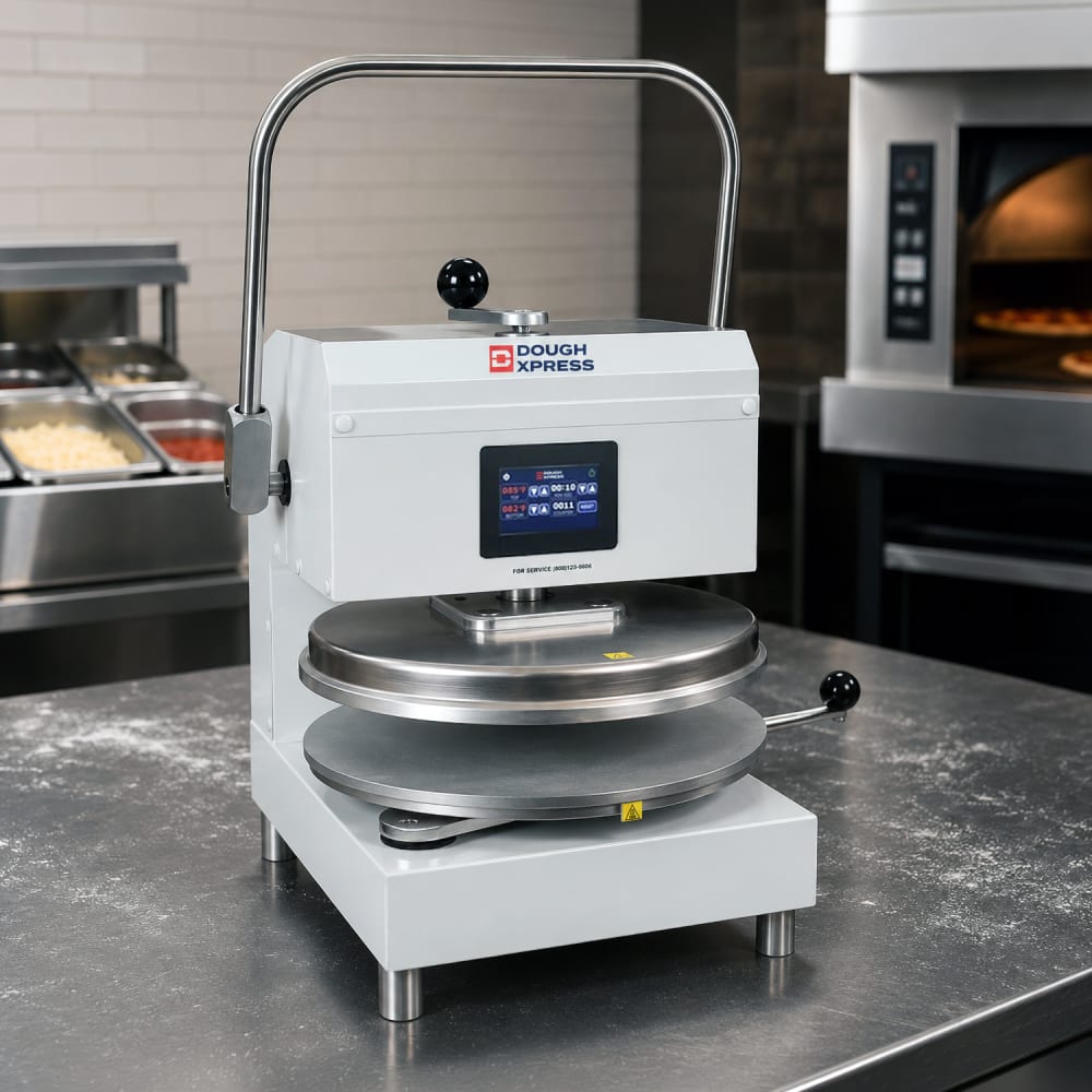 DoughXpress D-TXM-2-18-W Manual Tortilla Pizza Dough Press w/ Pull Down ...