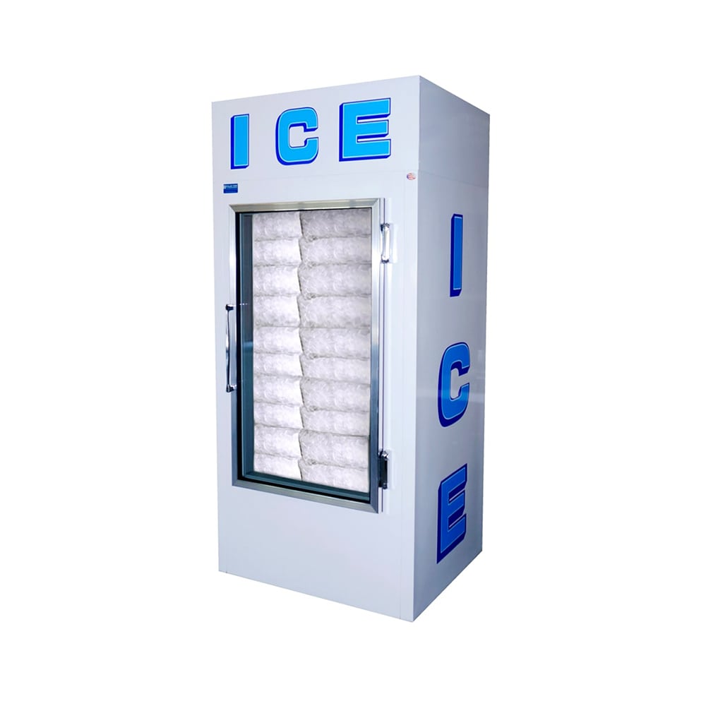 Polar Temp 300CWG 36" Indoor Ice Merchandiser w/ (35) 20 lb Bag ...