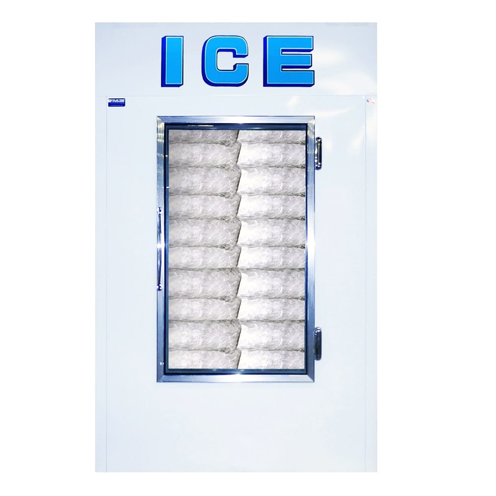 Polar Temp 420ADG 48" Indoor Ice Merchandiser w/ (50) 20 lb Bag ...