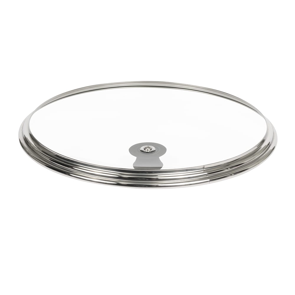 Lodge GL15 14 15/16" Round Tempered Glass Lid w/ Silicone Knob