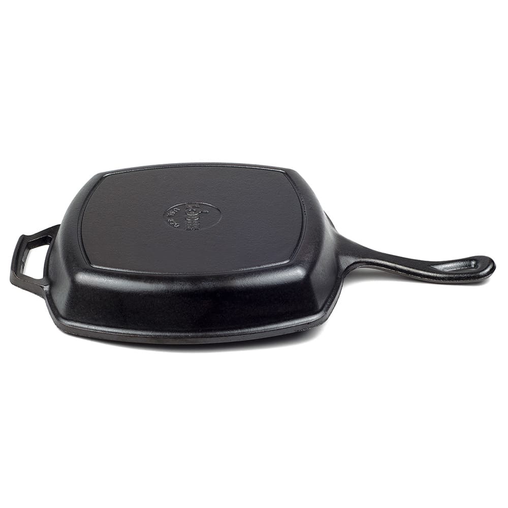 Lodge L8SQ3 10 1/2" Square Seasoned Cast Iron Skillet w/ Handles