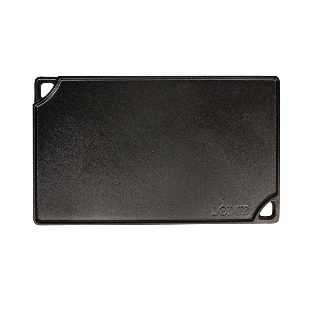 Lodge LDP3 Rectangular Grill/Griddle Pan - 16 3/4" x 9 1/2", Cast Iron
