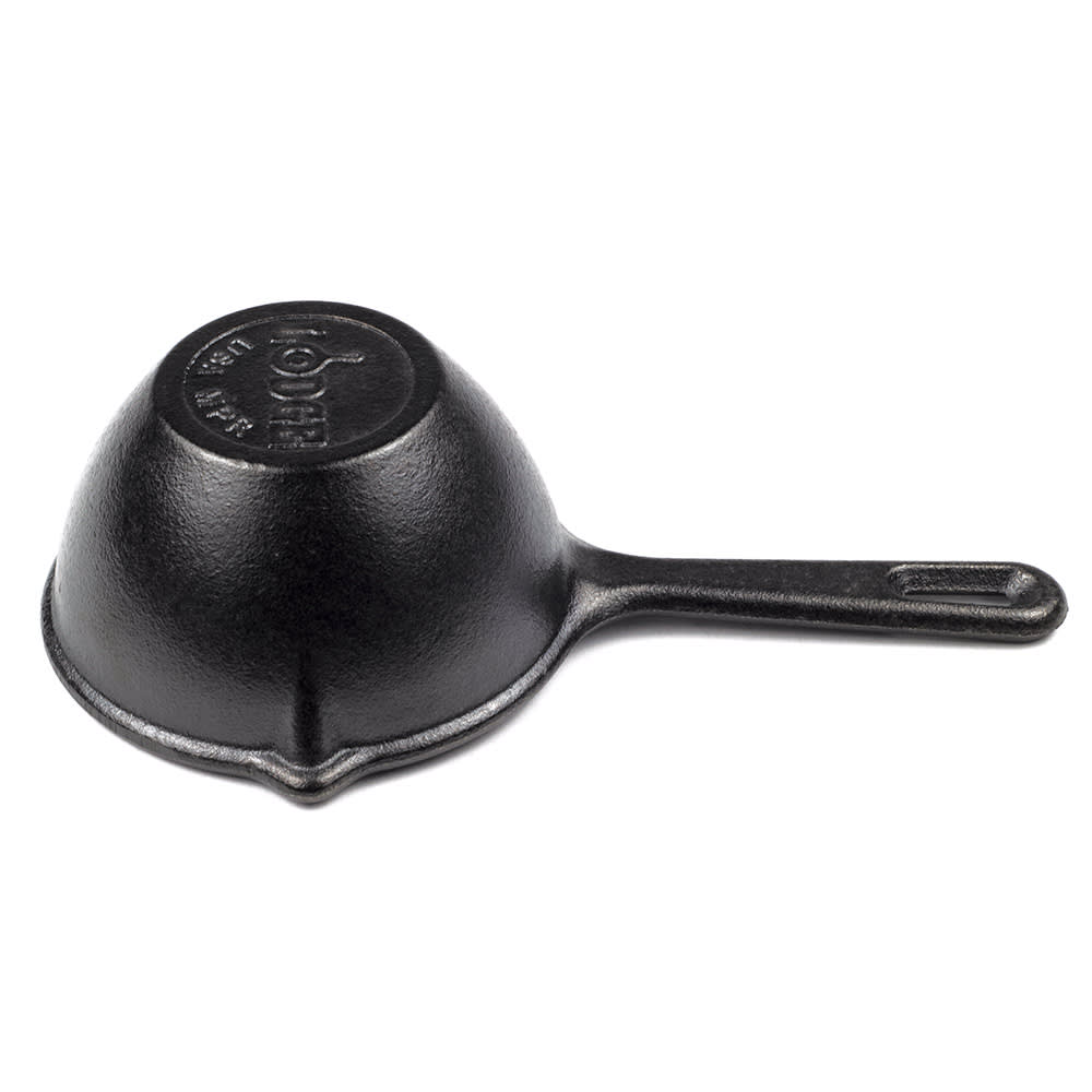 Lodge LMP3 4 1/2" Round Cast Iron Seasoned Melting Pot w/ 14 oz Capacity