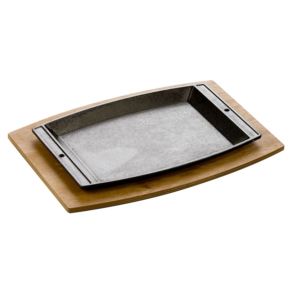 Lodge LSCP3 Rectangular Griddle Pan - 11 9/16" x 7 3/4", Cast Iron
